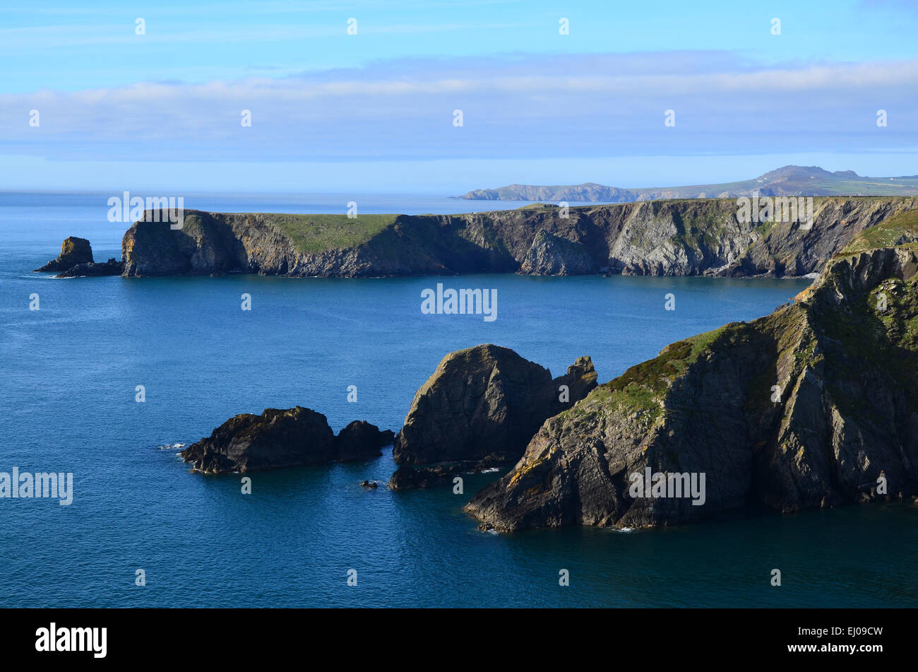 Wales, Great Britain, coast, Pembrokeshire, national park ...