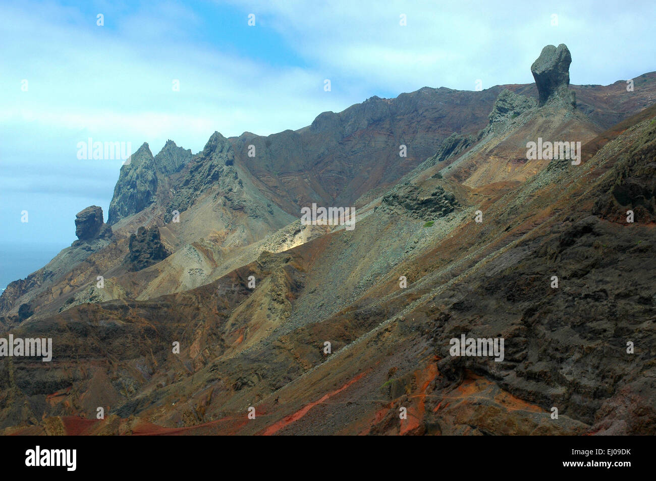 St. Helena, United Kingdom, UK, south Atlantic, island, isle, cliff ...