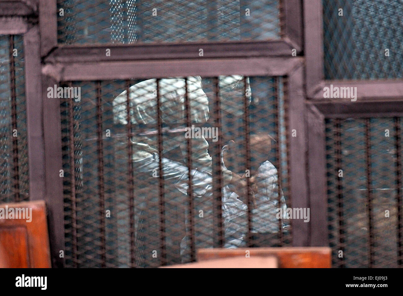 Cairo, Egypt. 19th Mar, 2015. Defendants of the Marriott terror cell ...
