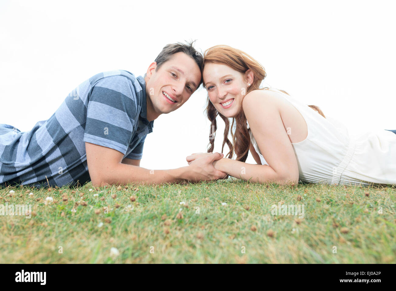 couple outside having fun together outside Stock Photo - Alamy