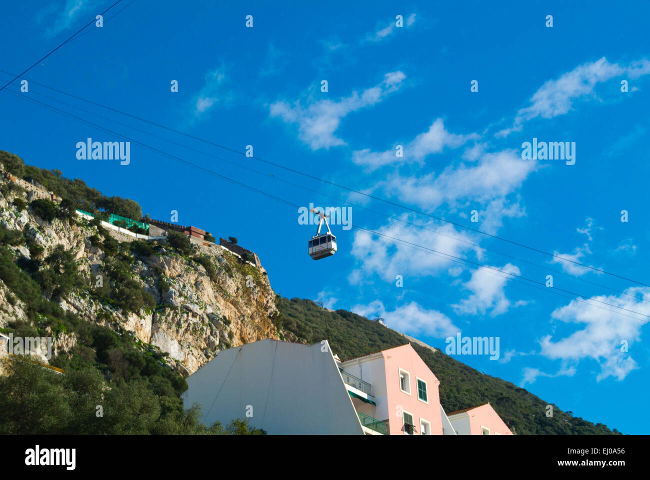 Cable car, Gibraltar, Europe Stock Photo - Alamy