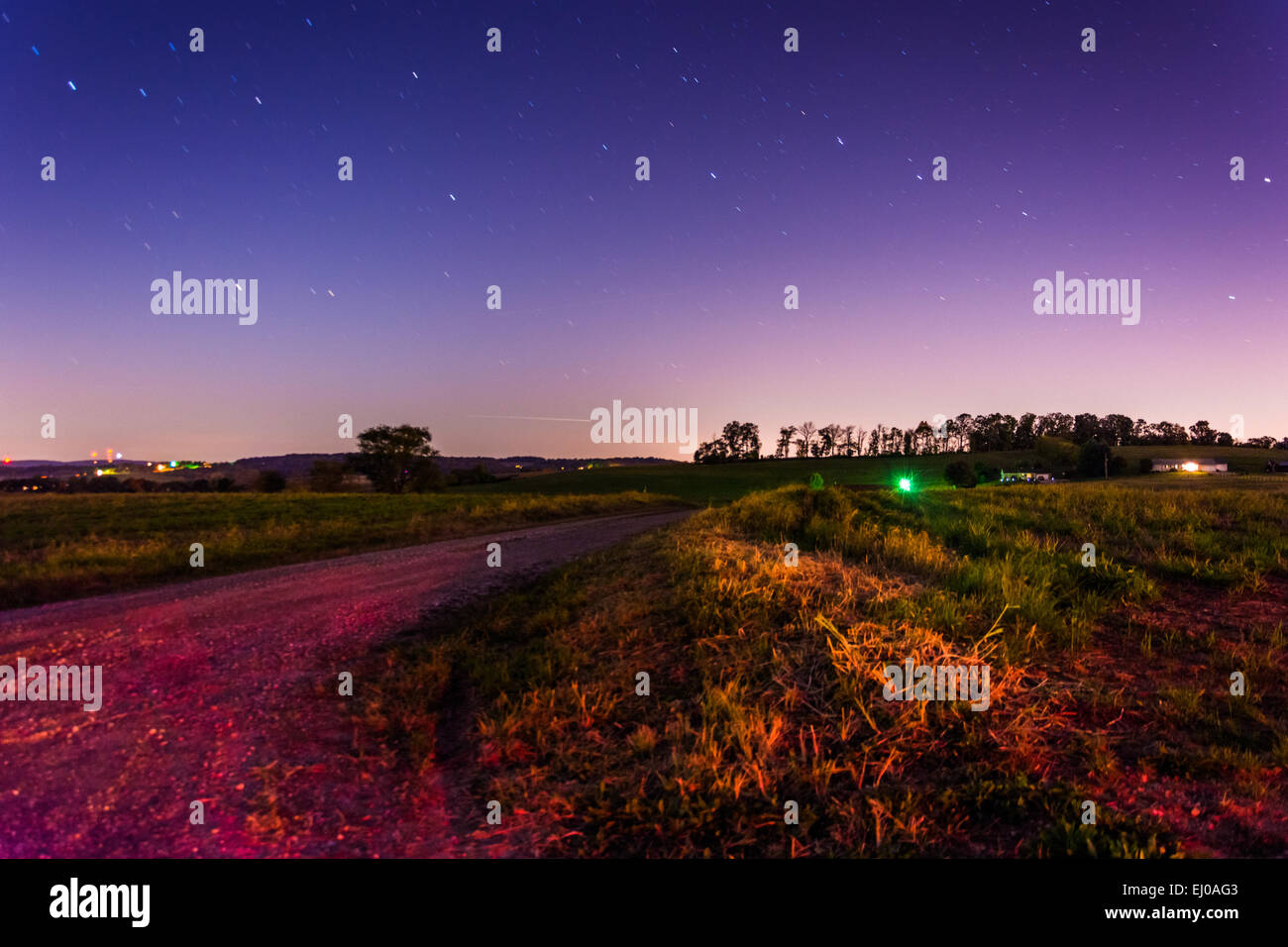 Night rural scenery hi-res stock photography and images - Alamy