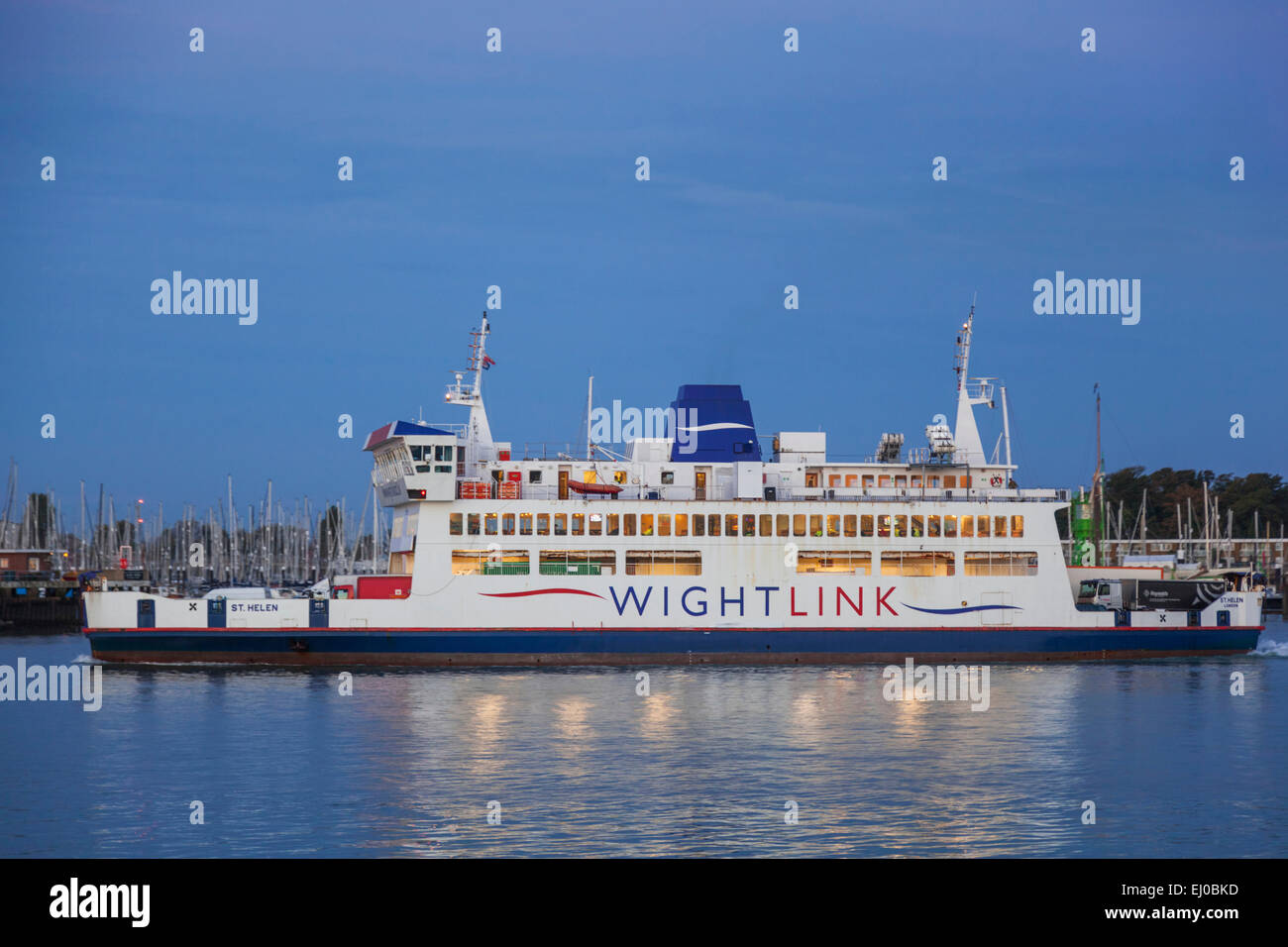 England, Hampshire, Portsmouth, Wightlink Ferry Stock Photo - Alamy
