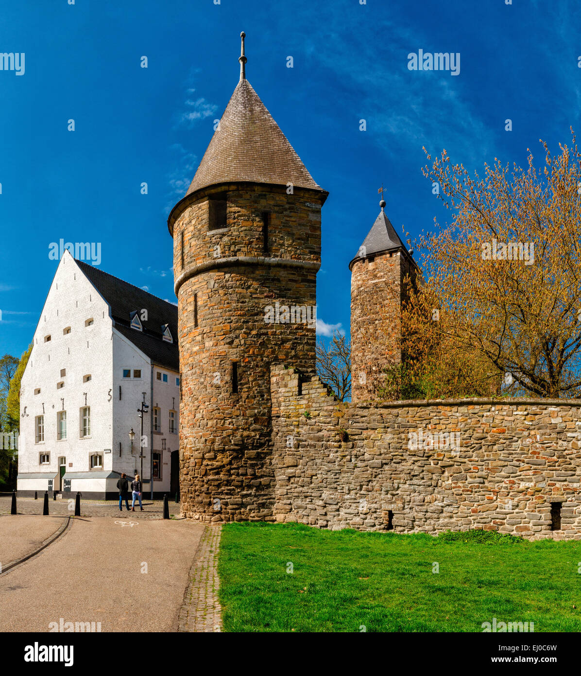 Maastricht, Netherlands, Holland, Europe, city, village, spring, people ...