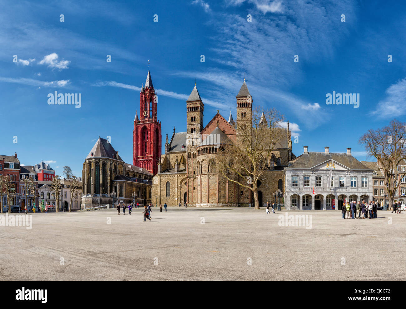 Maastricht, Netherlands, Holland, Europe, church, monastery, spring ...