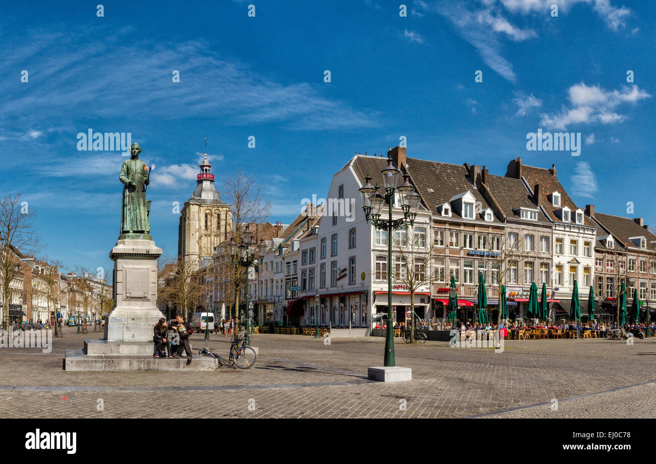 Maastricht, Netherlands, Holland, Europe, city, village, spring, people ...