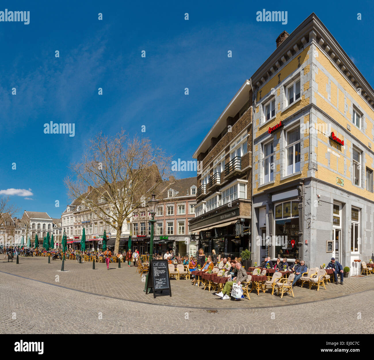 Maastricht, Netherlands, Holland, Europe, city, village, spring, people ...