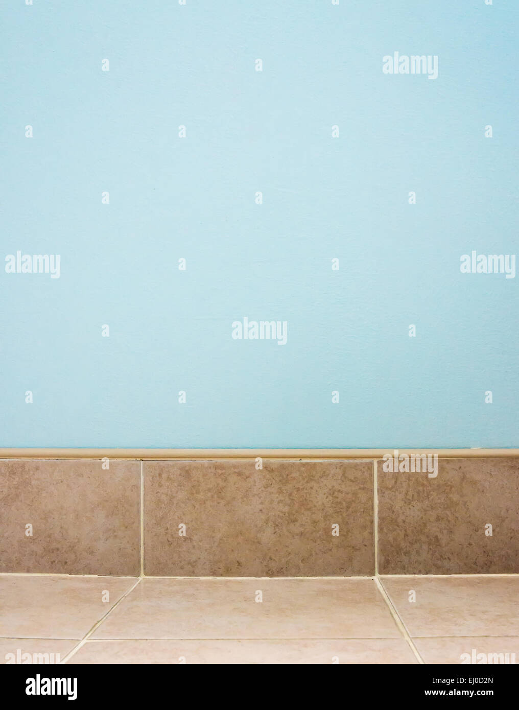 Blue concrete wall of the small house Stock Photo - Alamy