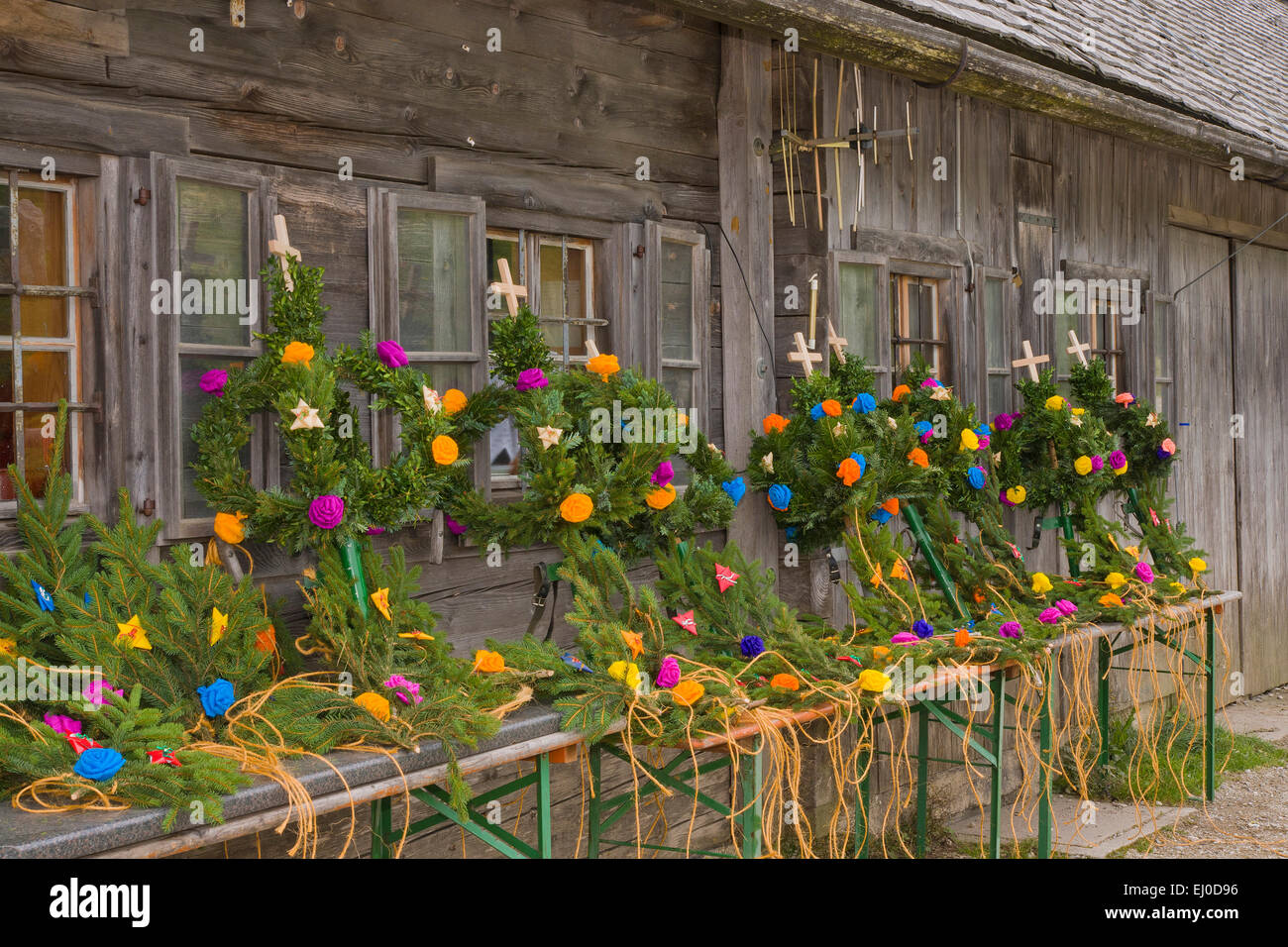Europe, Germany, Bavaria, Upper Bavaria, Teisendorf, Teisenberg ...