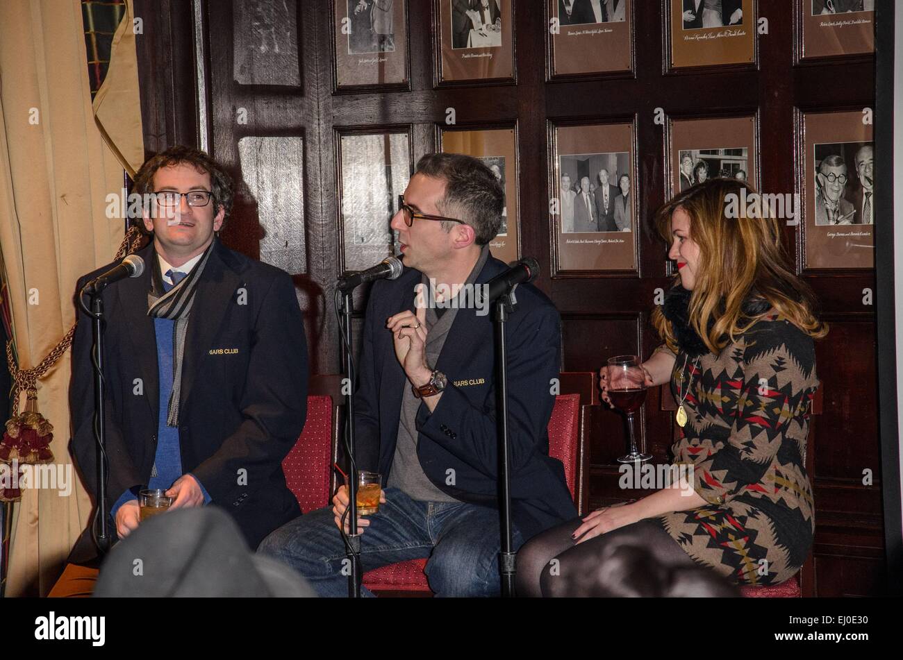 New York, NY, USA. 18th Mar, 2015. Darren Grodsky, Danny Jacobs, Amber ...
