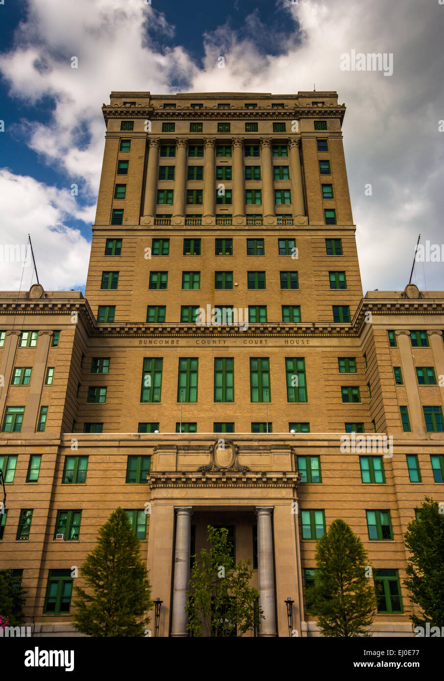 The Buncombe County Courthouse in Asheville, North Carolina Stock Photo ...