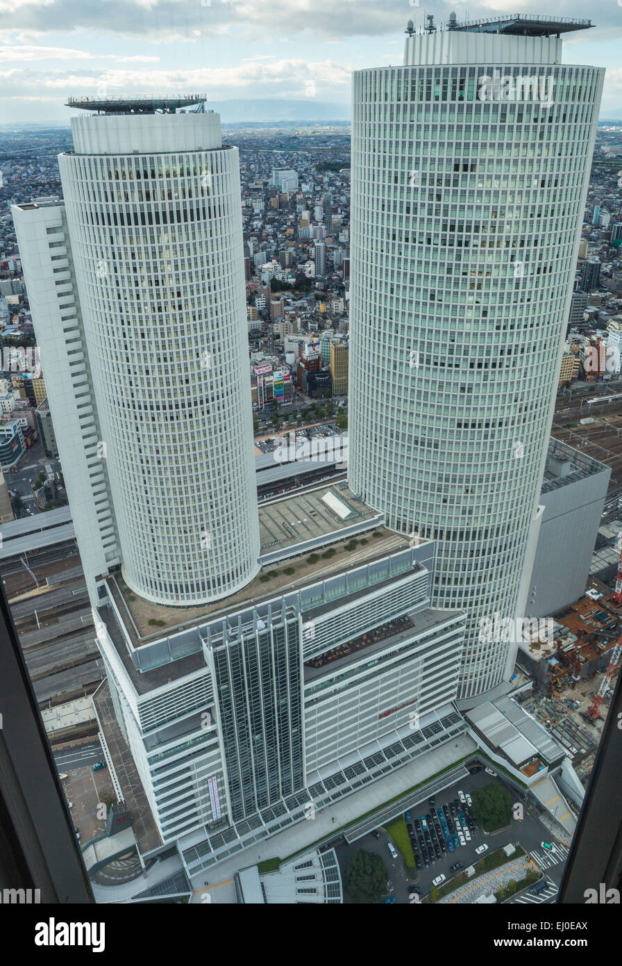 City, Japan, Asia, Nagoya, aichi, architecture, building, downtown ...