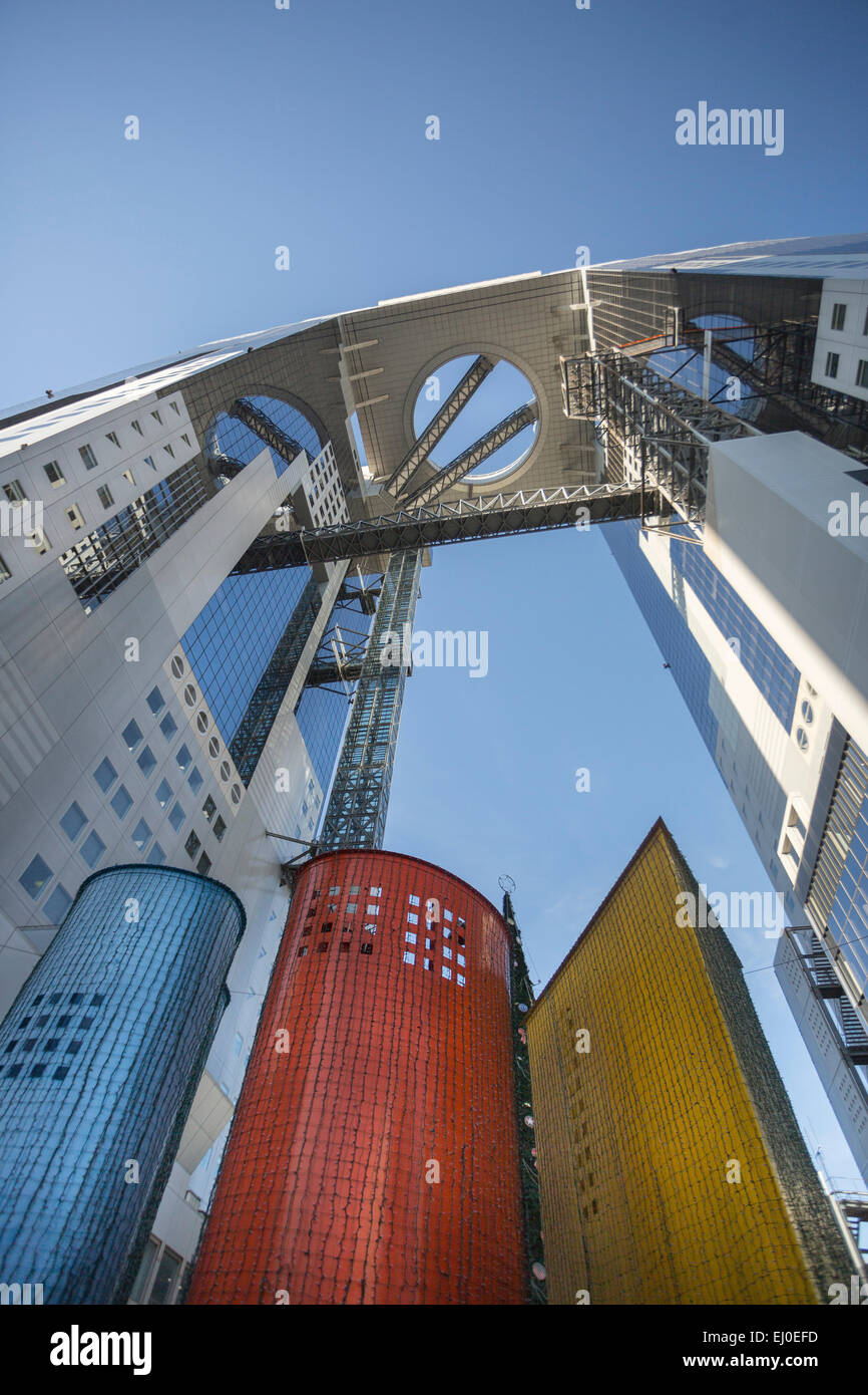 City, Japan, Asia, Kansai, Osaka, City, Umeda Sky, Building ...