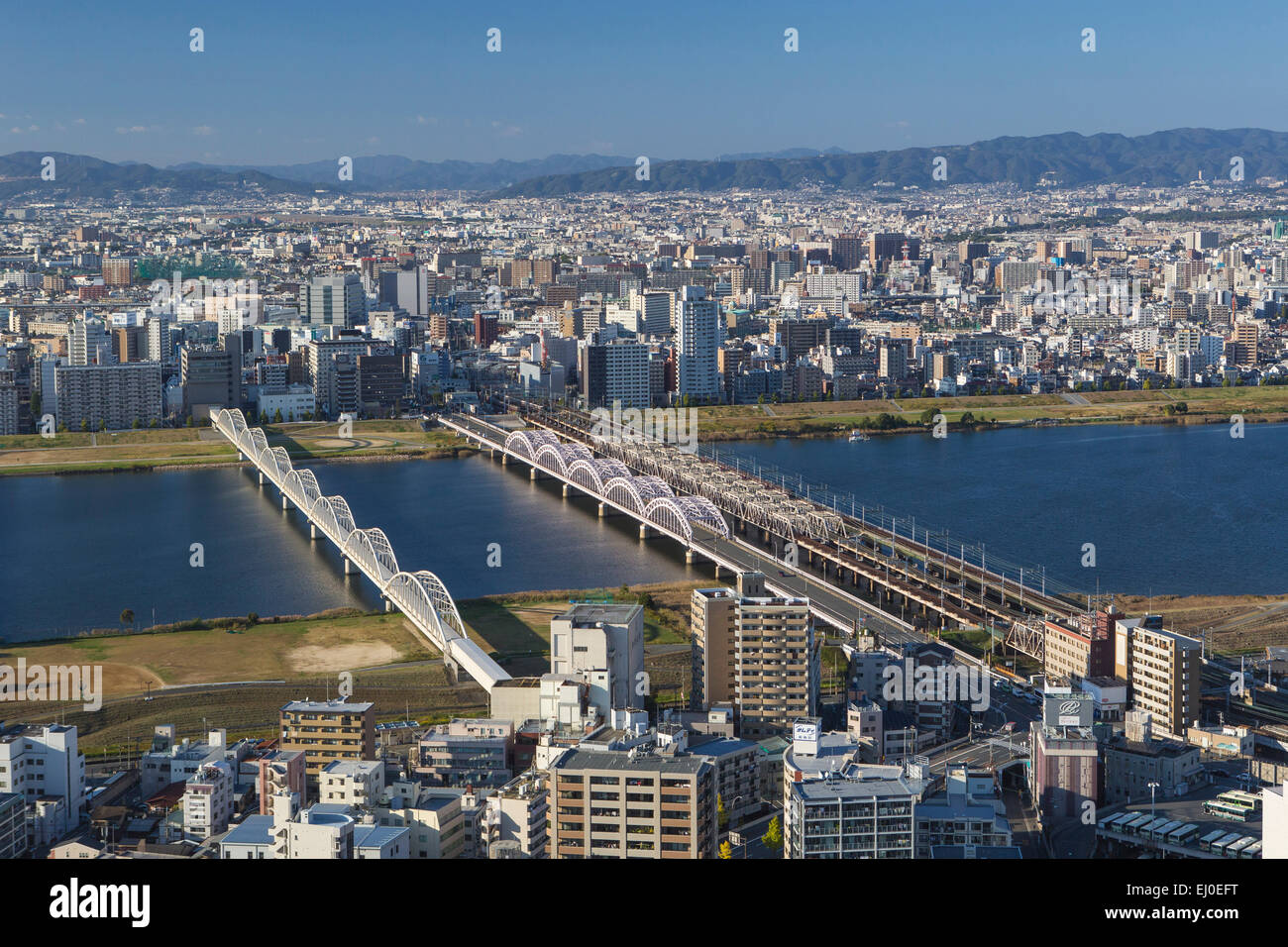 Japan, Asia, Juso, District, Kansai, Landscape, Osaka, City, Station ...