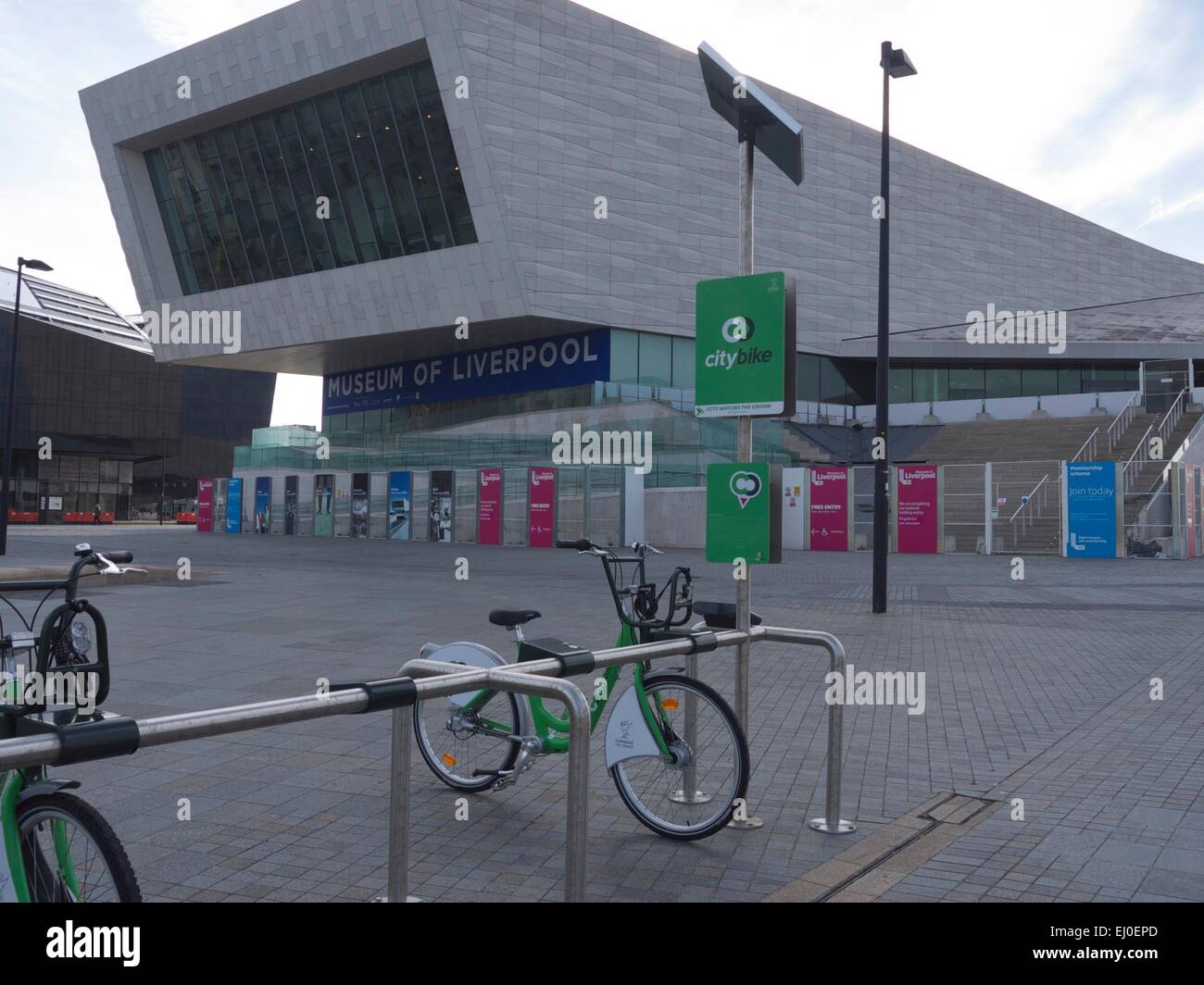 City Bike bicycle hire on the Liverpool waterfront Stock Photo - Alamy