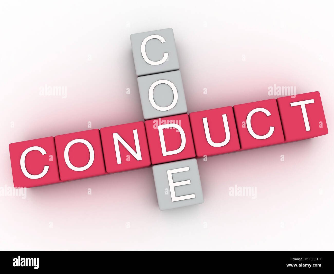 3d image Conduct Code issues concept word cloud background Stock Photo ...