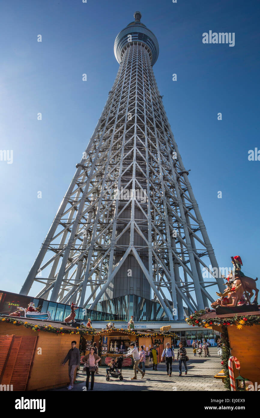 City, Japan, Asia, Sky Tree, building, Tall, Tokyo, architecture ...