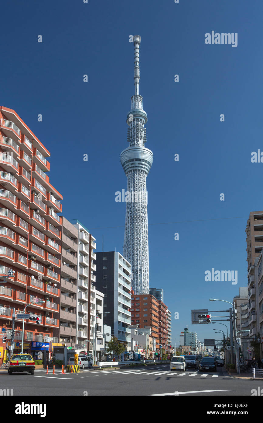 City, Japan, Asia, Sky Tree, building, Tall, Tokyo, architecture ...