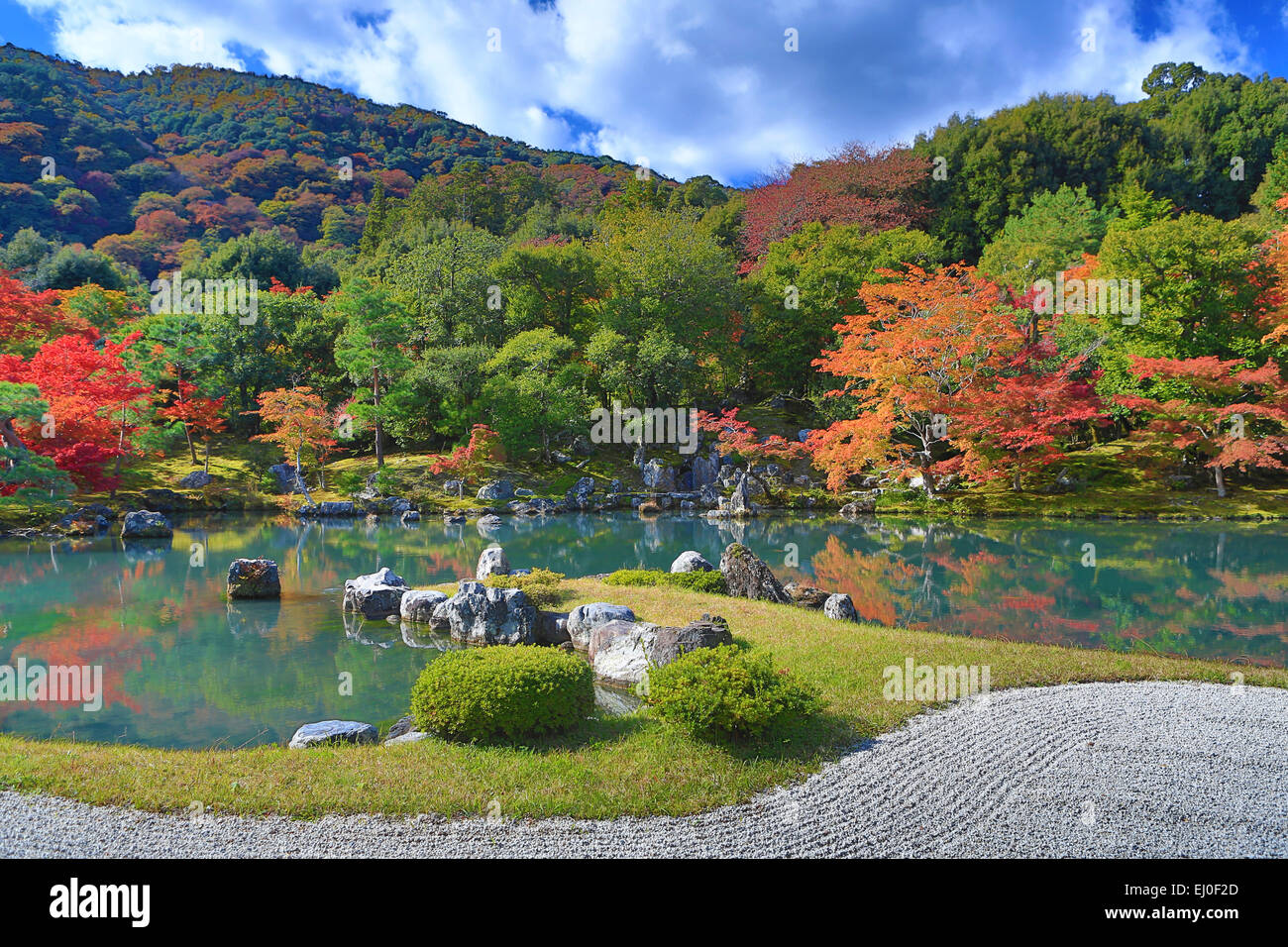Japan, Asia, Kansai, Kyoto, Japanese, Landscape, Temple, Tenryu, Tenryu ...