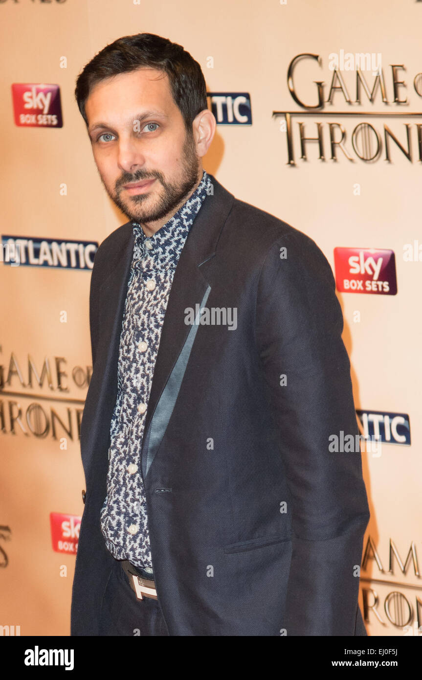 London. UK. Magician Dynamo aka Steven Frayne at the 'Game Of Thrones ...