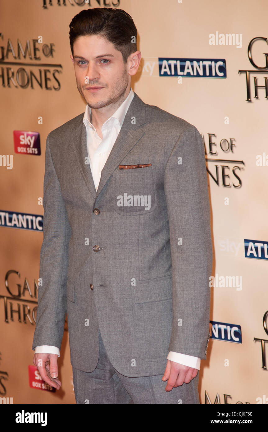 London. UK. Iwan Rheon at the 'Game Of Thrones Season 5 World Premiere ...