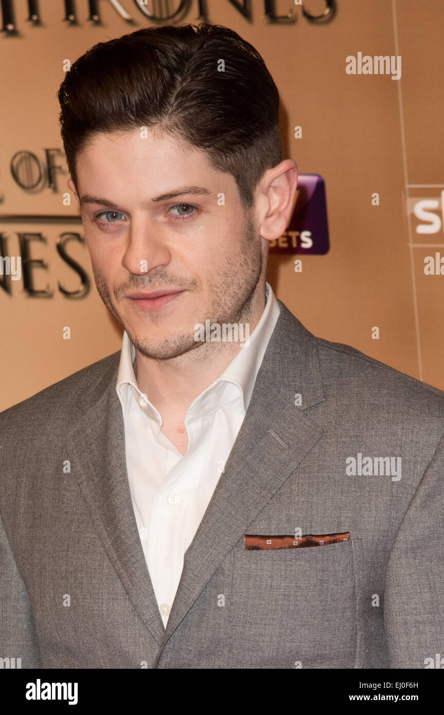London. UK. Iwan Rheon at the 'Game Of Thrones Season 5 World Premiere ...