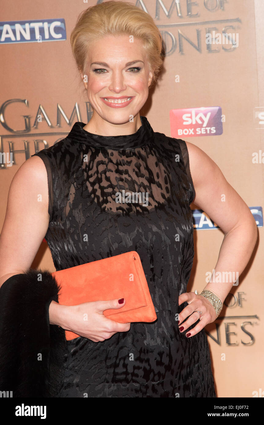 London. UK. Hannah Waddingham at the 'Game Of Thrones Season 5 World ...