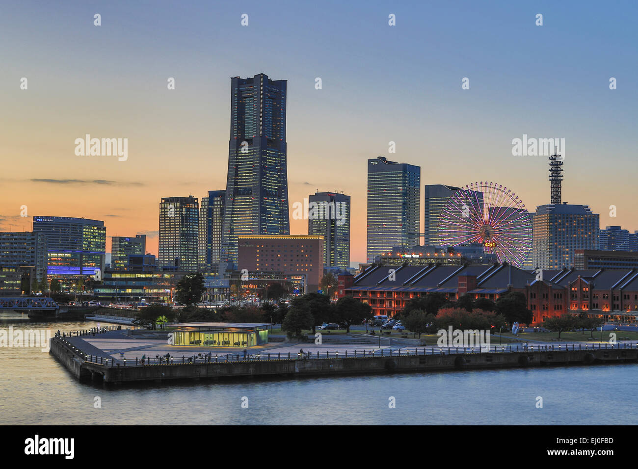 Building, Japan, Asia, Landmark, Yokohama, City, architecture ...