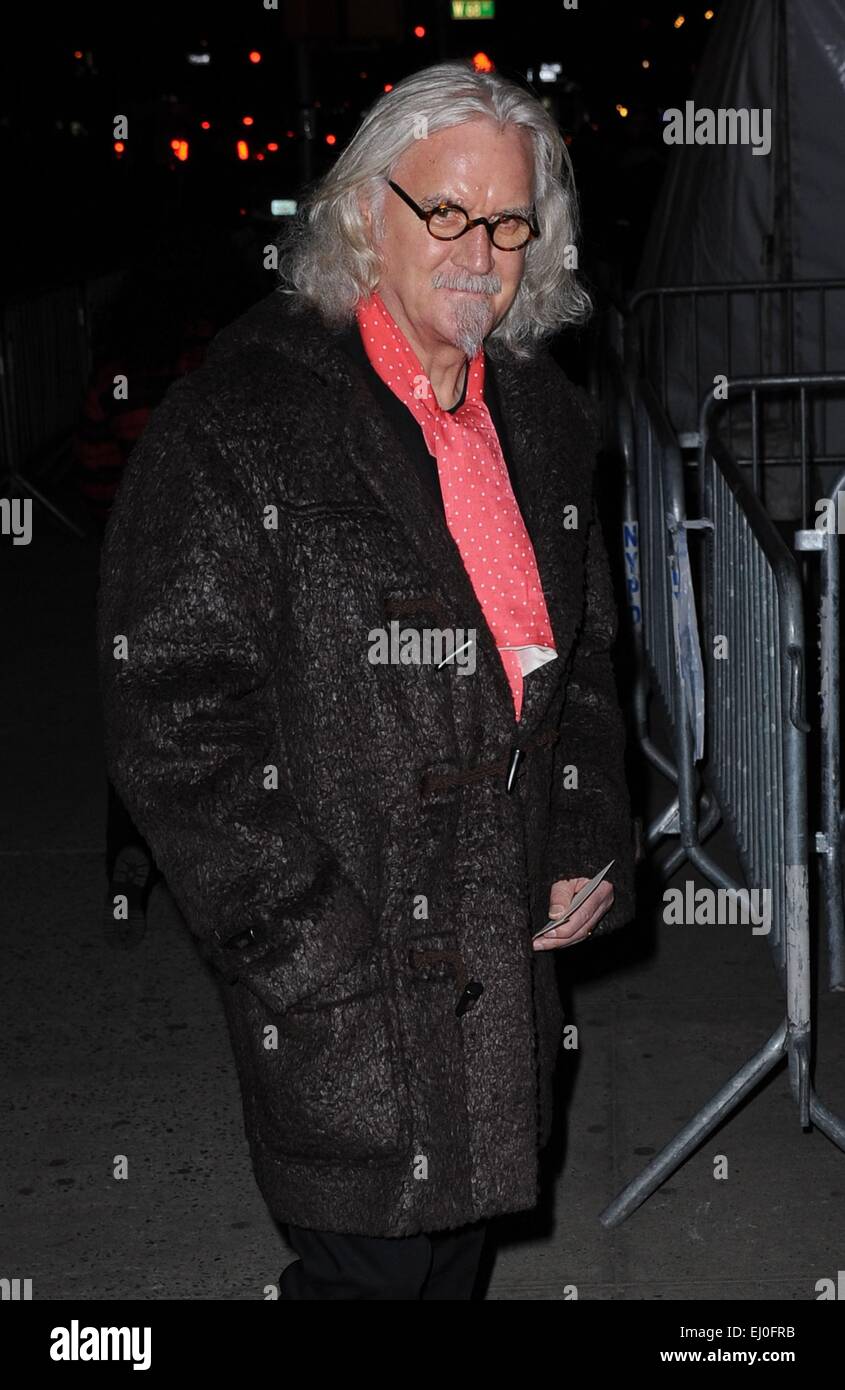 New York, NY, USA. 18th Mar, 2015. Billy Connolly at arrivals for DANNY ...