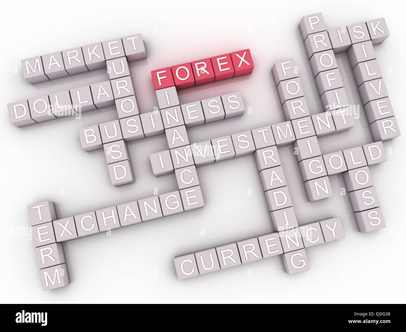 3d image Forex - foreign exchange currency trading cloud background ...