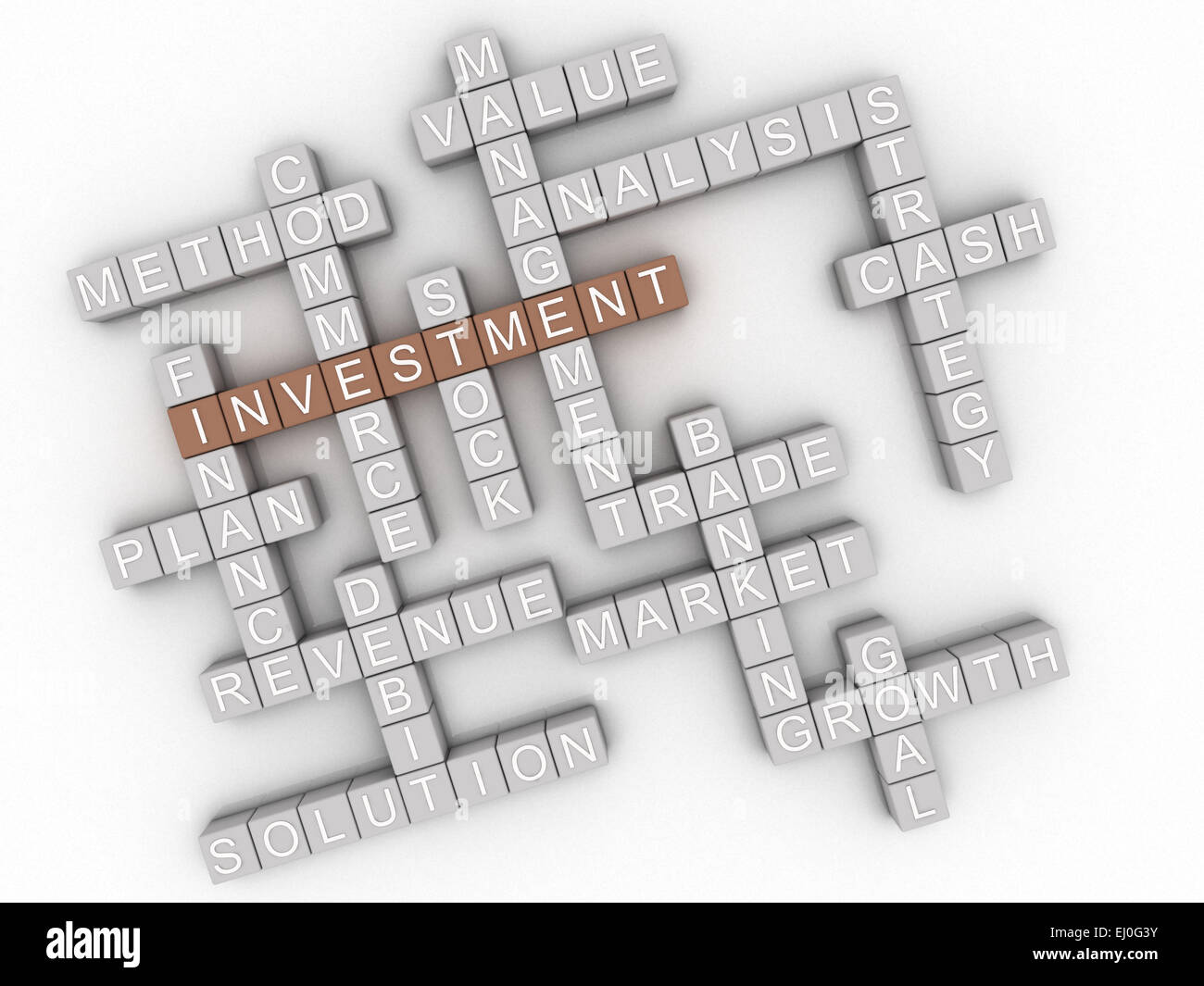 3d image Investment issues concept word cloud background Stock Photo ...