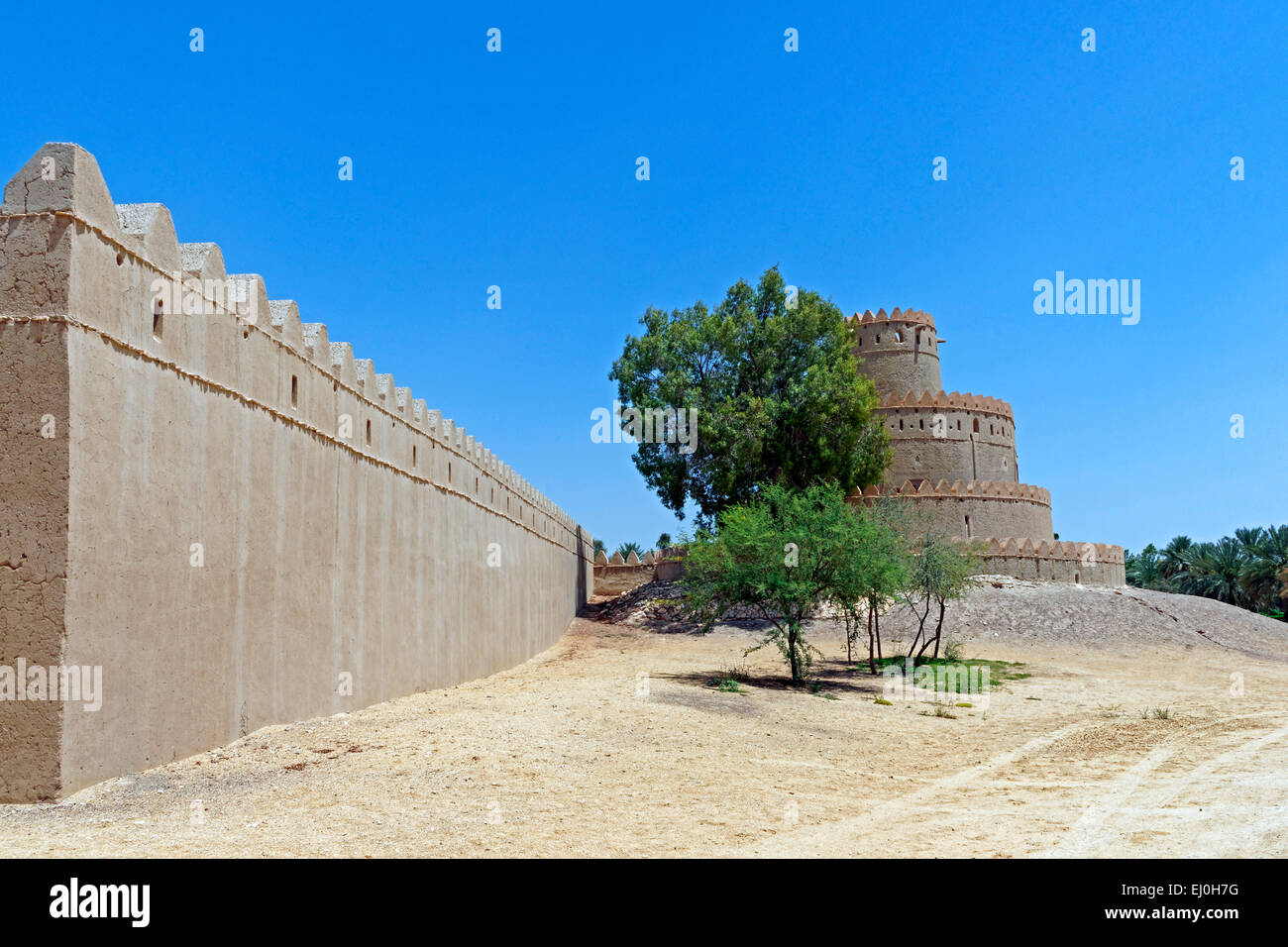 Asia, United Arab Emirates, UAE, Abu Dhabi, Al Ain, Al Ain Street, Al ...