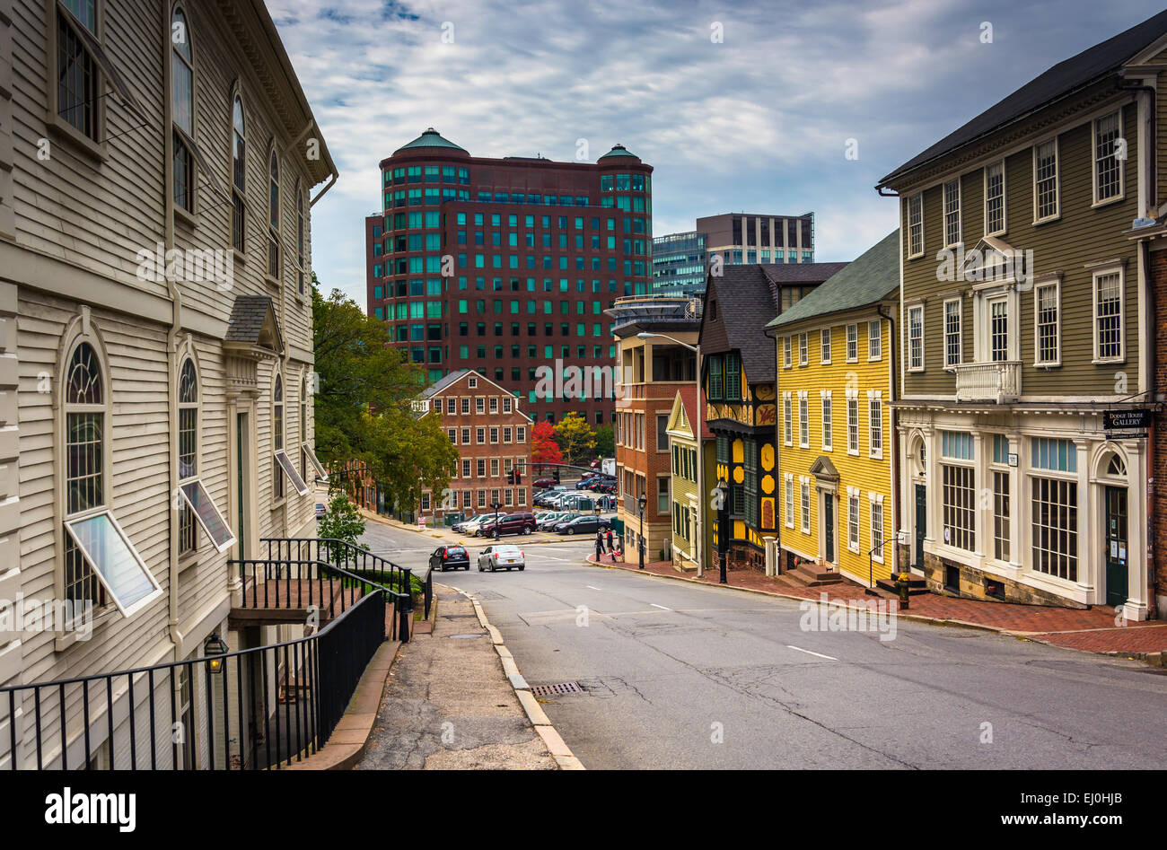 Thomas Street, in Providence, Rhode Island Stock Photo - Alamy