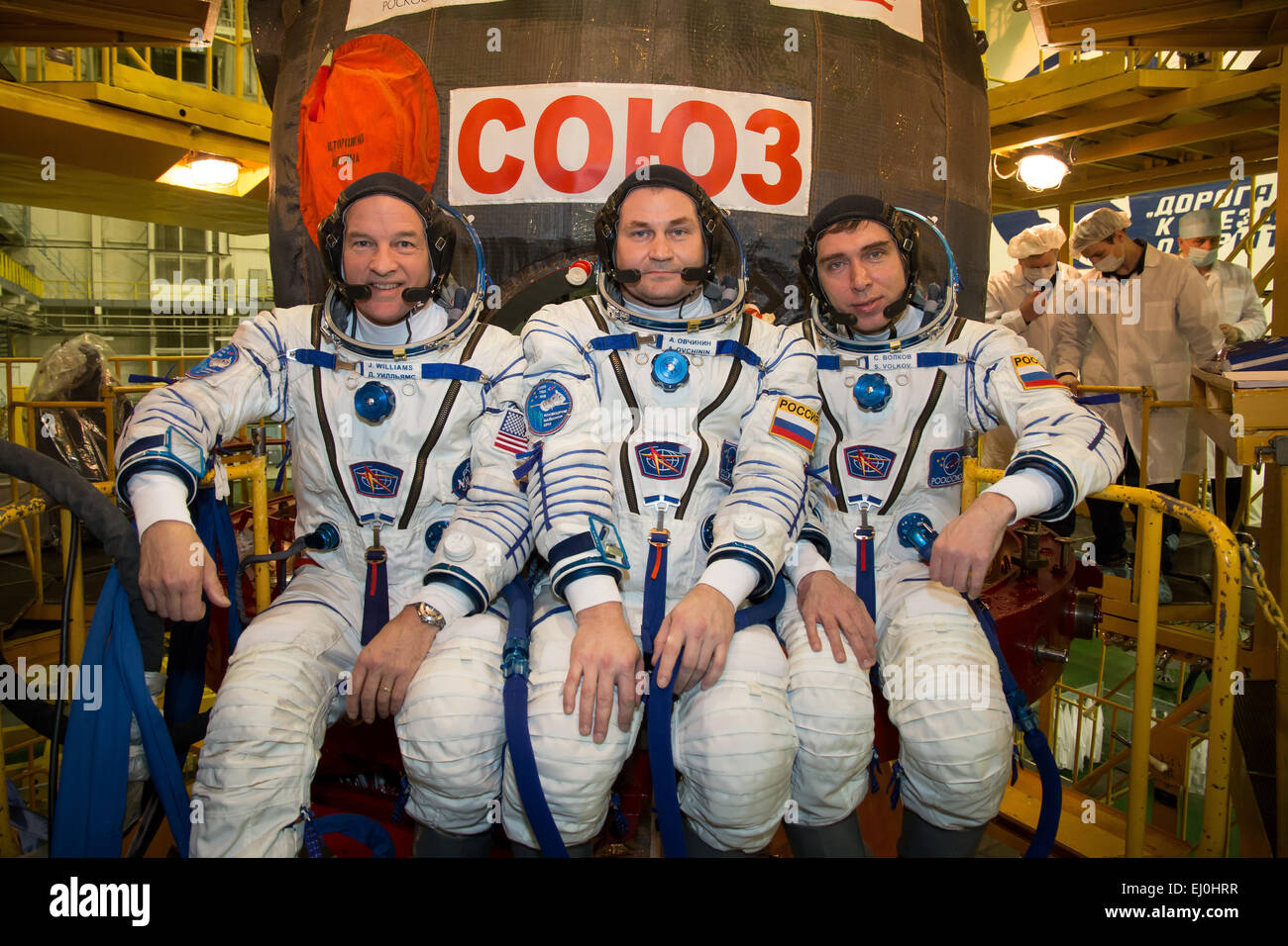 International Space Station Expedition 43 backup crew members ...