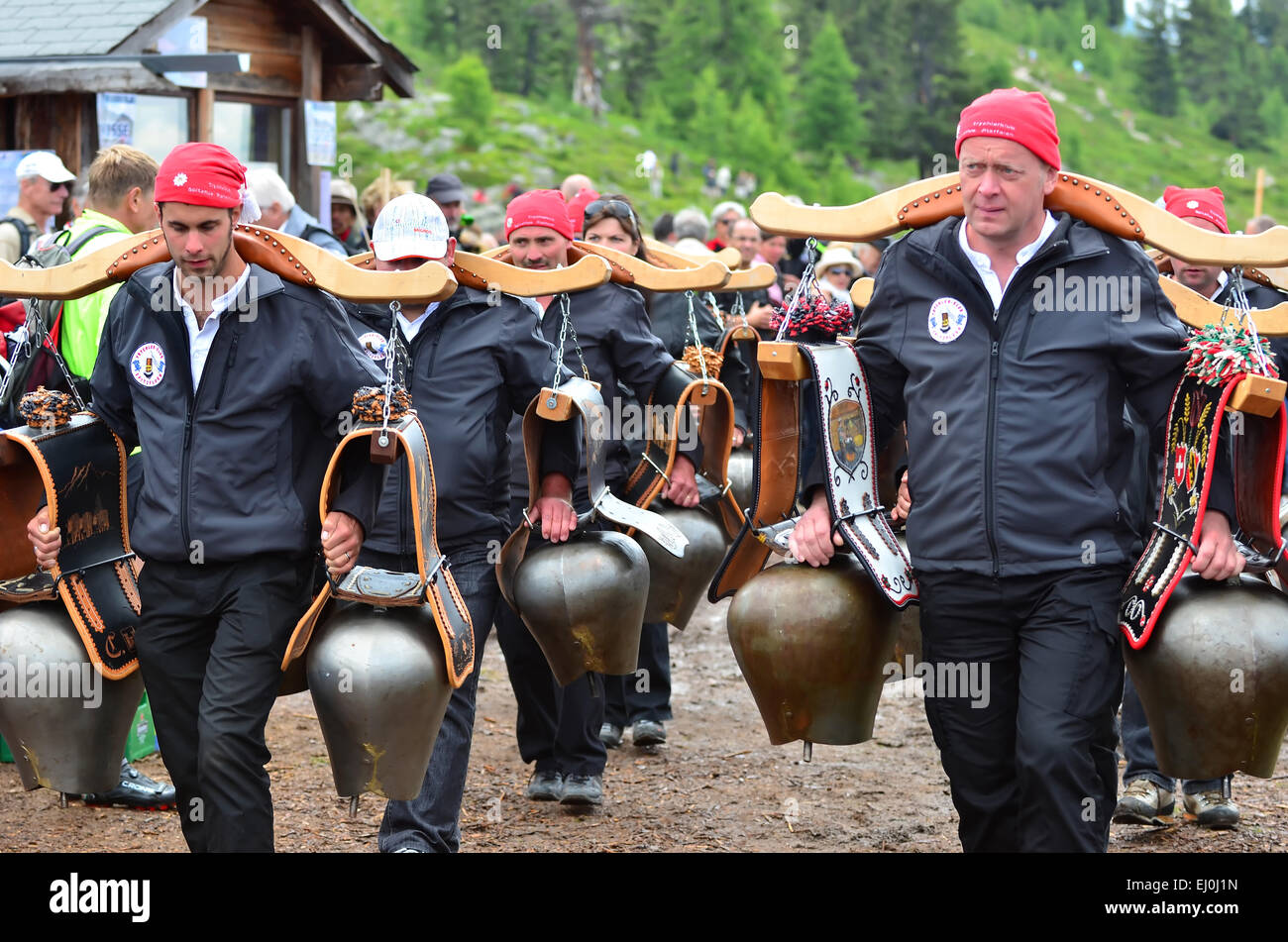 Cow bells in the swiss alps hi-res stock photography and images - Alamy