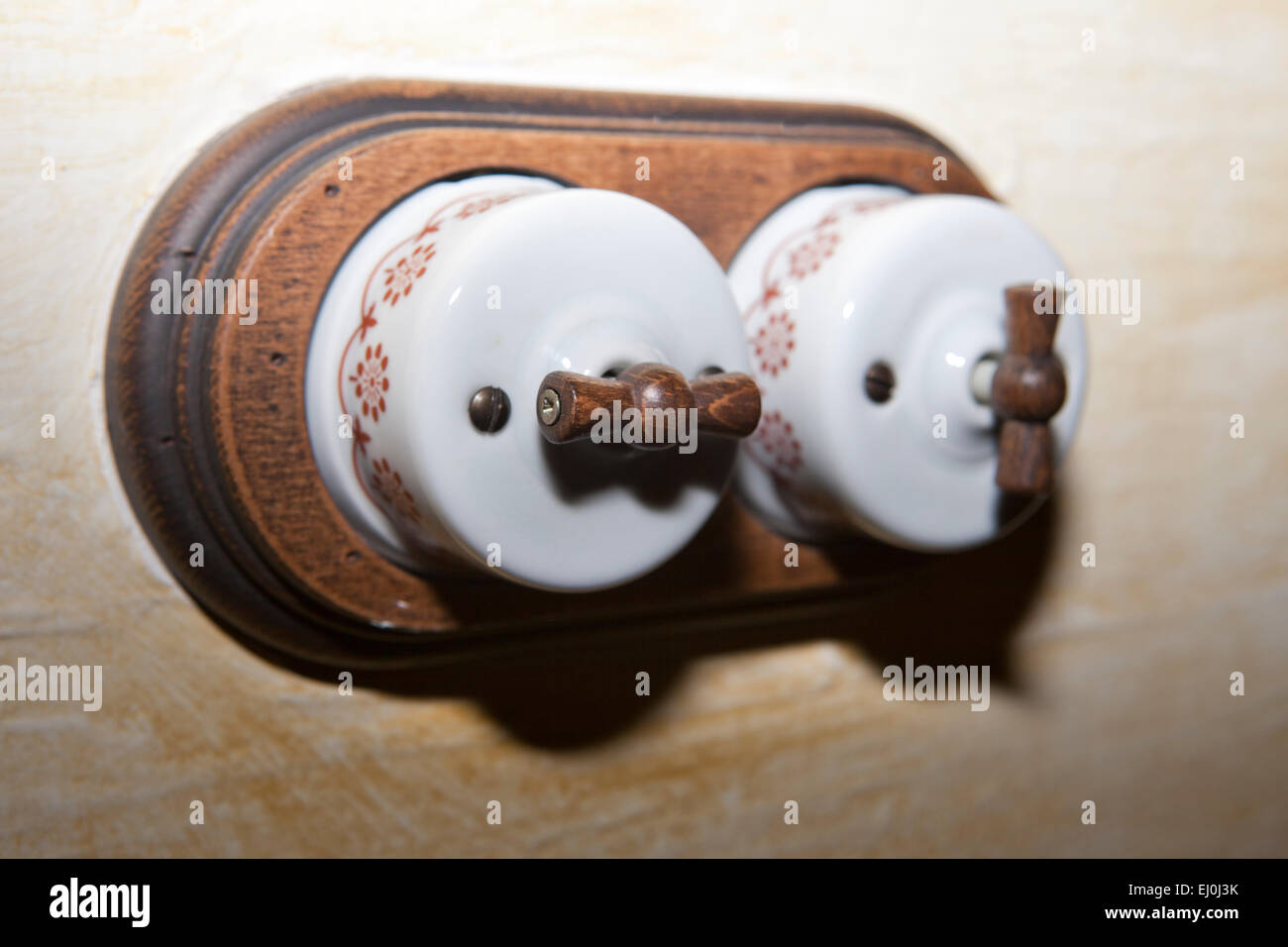 Round light switch hi-res stock photography and images - Alamy