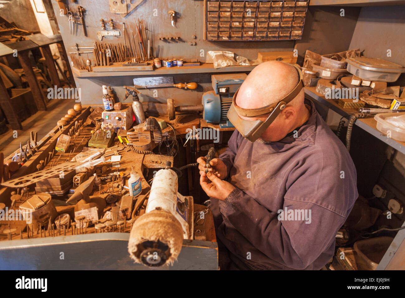 England, Yorkshire, Whitby, Whitby Jet Heritage Centre, Jewellery ...