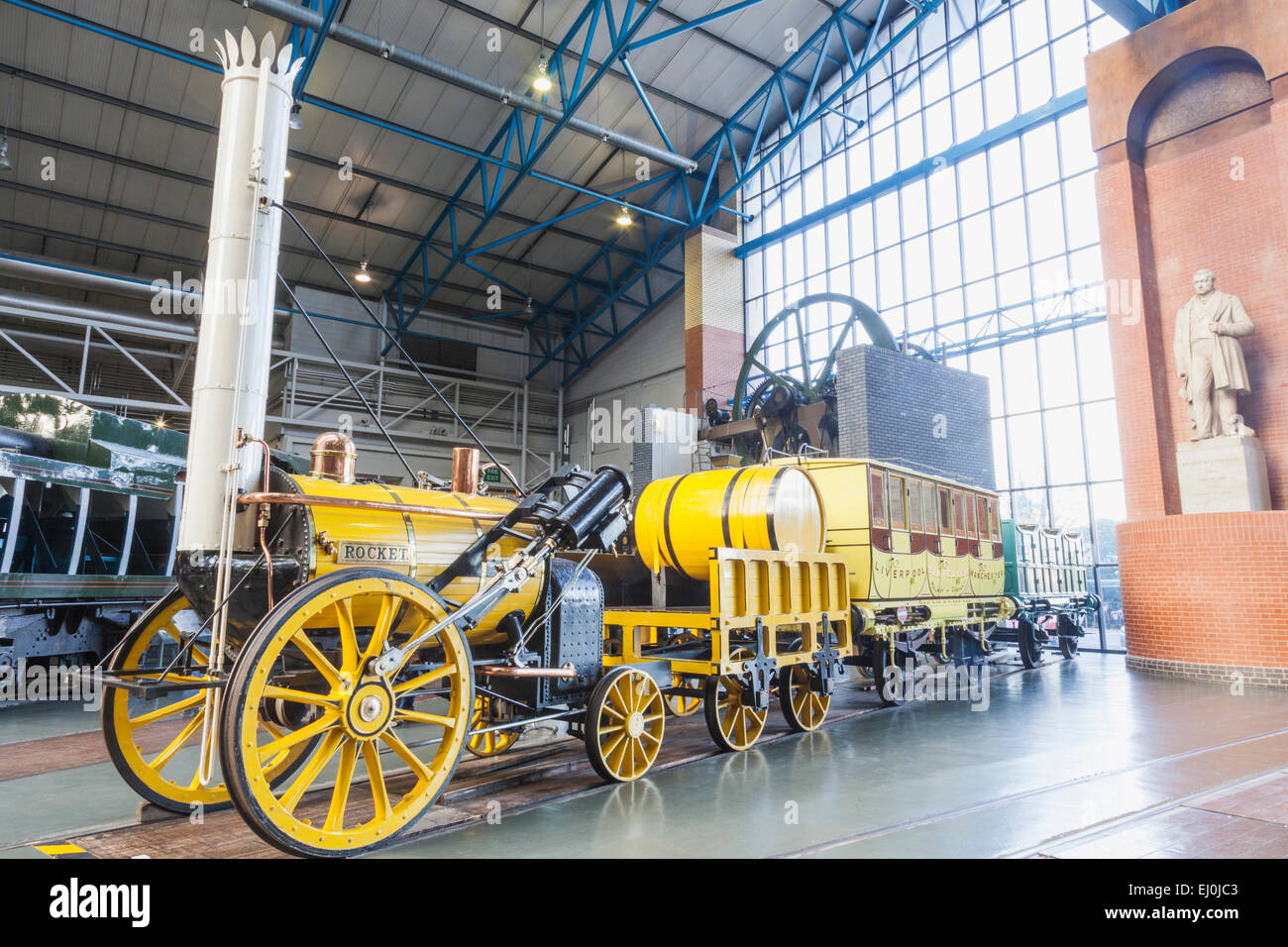 England, Yorkshire, York, National Railway Museum, museum, Exhibit of ...