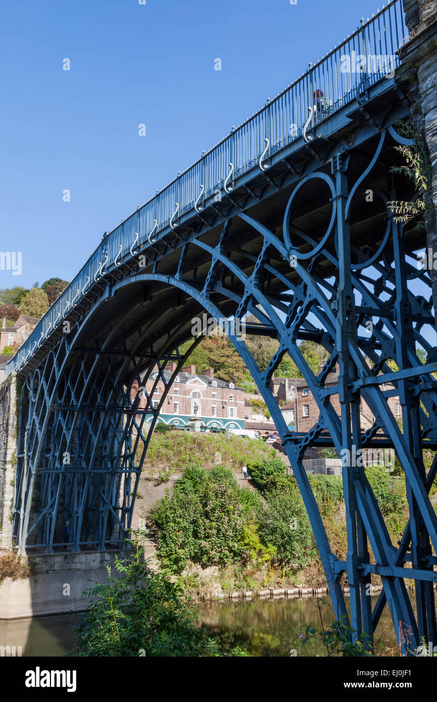 England, Shropshire, Ironbridge, Ironbridge Bridge, The World's First ...