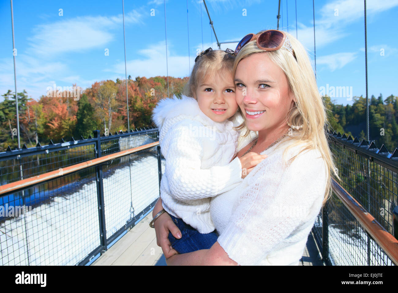 Beautiful family four autumn hi-res stock photography and images - Alamy
