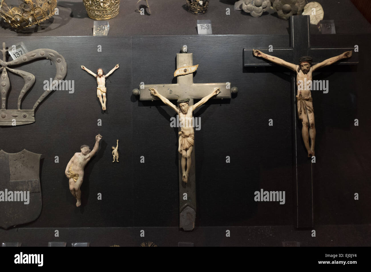 Religious items, including images of Jesus Christ at The Church of St ...
