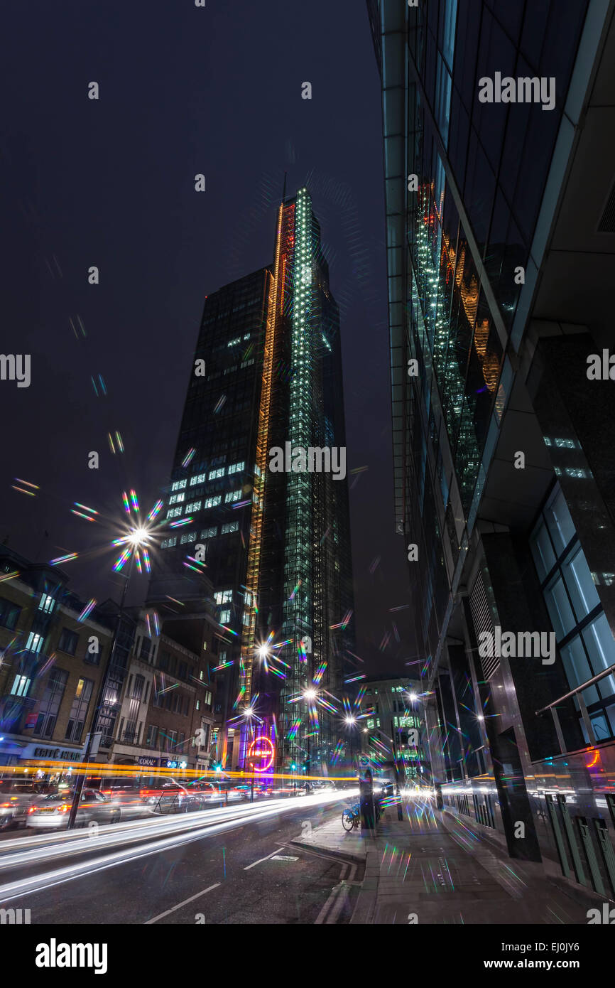 London Wall at night Stock Photo - Alamy