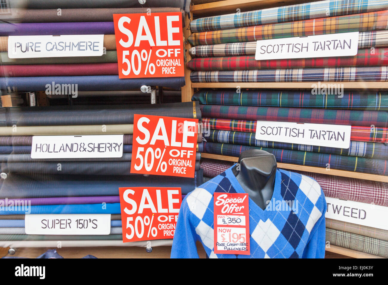England, London, Regent Street Tailors Shop Window Display Stock Photo ...