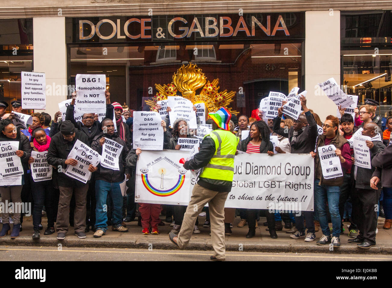 Gay rights protest police uk hi-res stock photography and images - Alamy