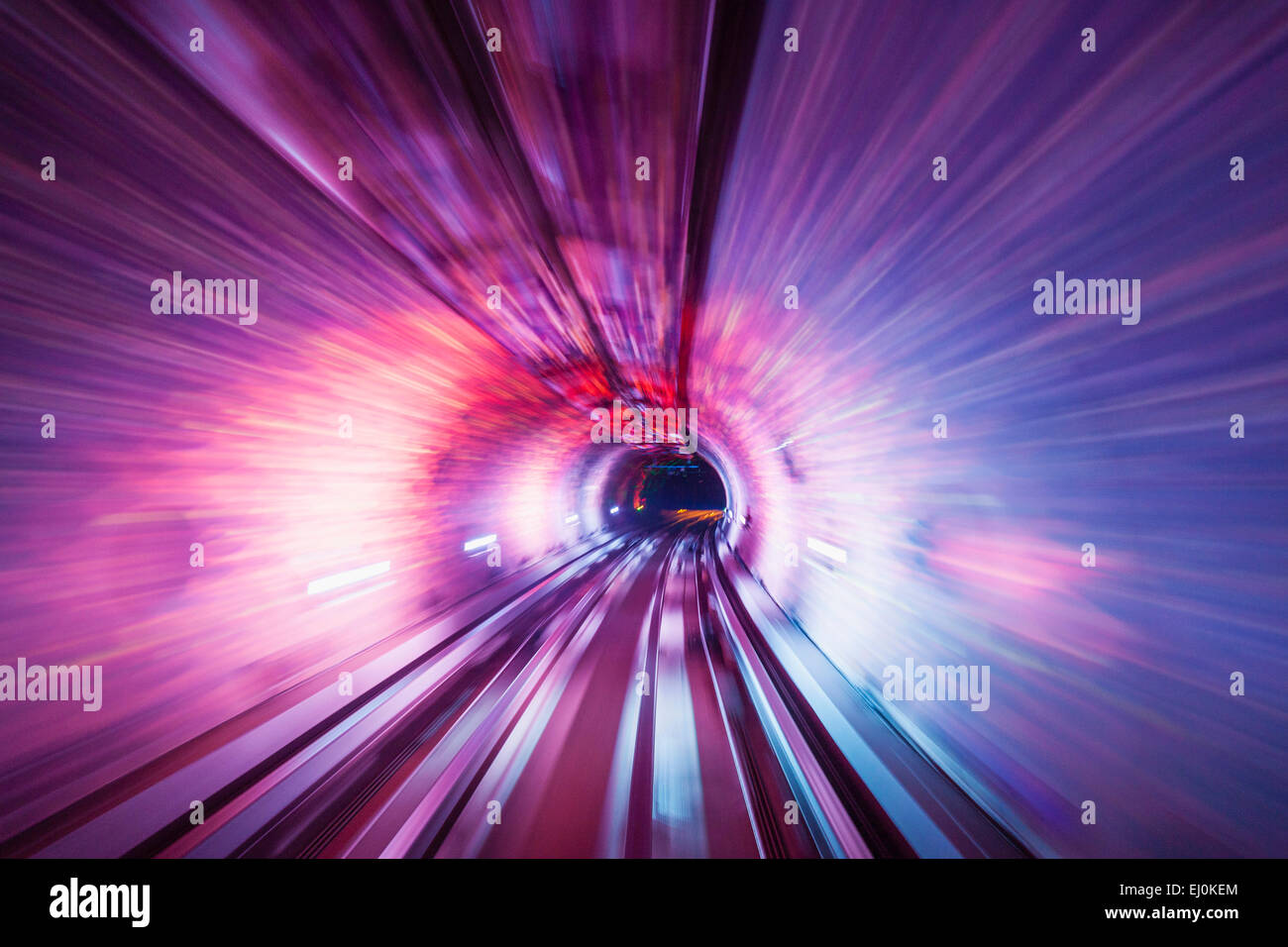 Tunnel Lights Shanghai High Resolution Stock Photography and Images - Alamy