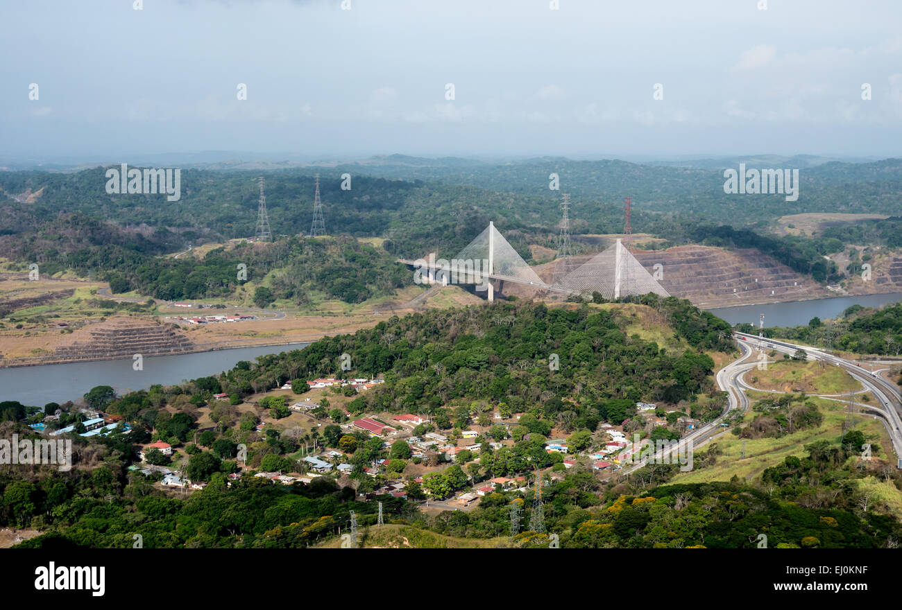 Centennial bridge from the air Stock Photo - Alamy
