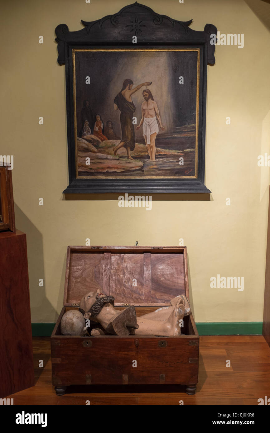 Religious items, including images of Jesus Christ at The Church of St ...