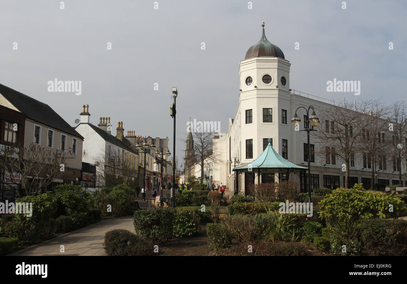 Callendar Square shopping Centre Falkirk Scotland March 2015 Stock ...