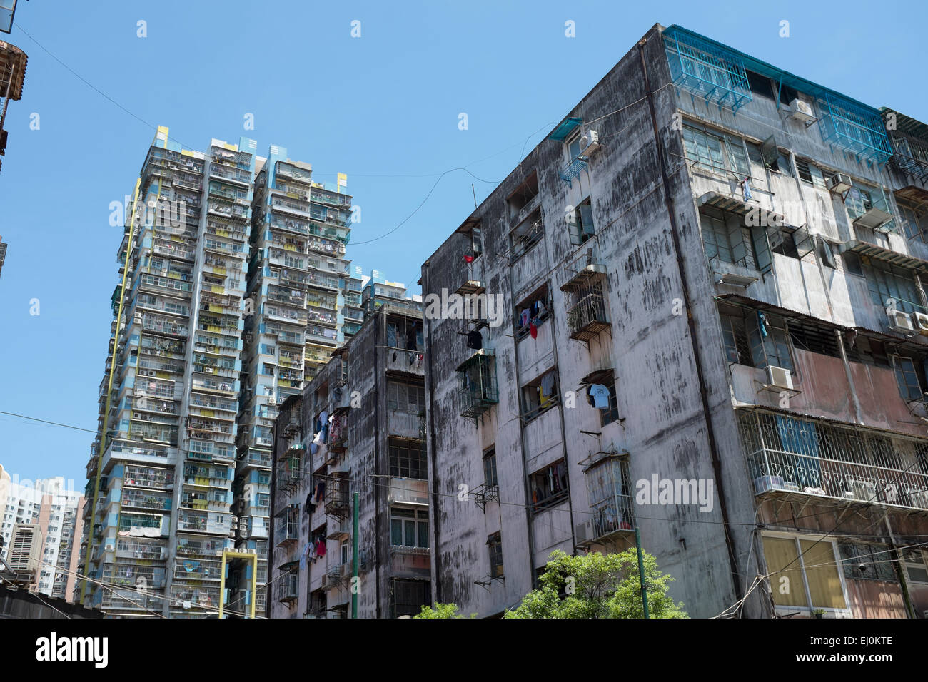 This images shows the residential areas of Macau in November 2014 Stock ...