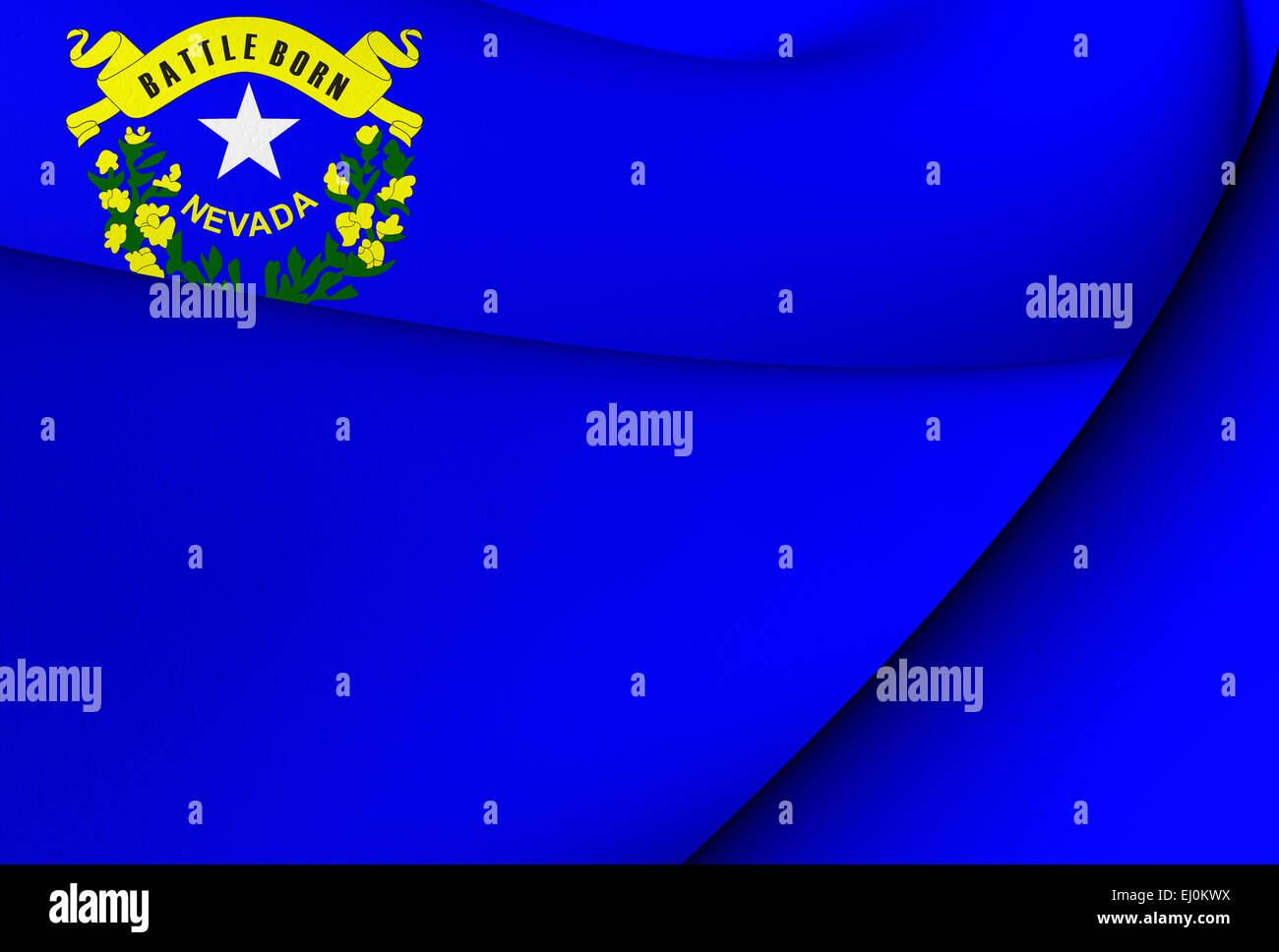 Nevada waving flag hi-res stock photography and images - Alamy